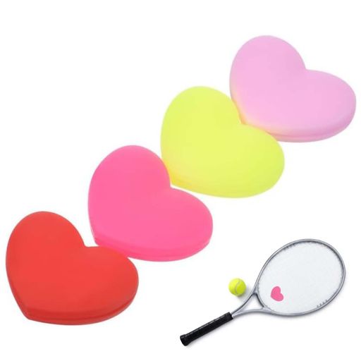❤【高品質素材】このテニス振動止めツールは高弾性シリコン素材で作られており、衝撃吸収性と耐久性を保証します。シリコン素材は弾力性と耐久性に優れており、テニスラケットの振動を効果的に軽減できます。 ❤【ハート型デザイン】このショックアブソーバ...