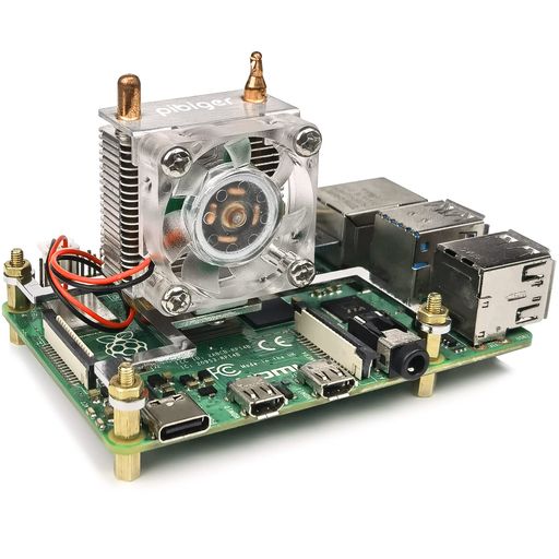 Super Heat Dissipation: The Ice Tower Heatsink Cooler with Fan is made for Raspberry Pi 4 and pi 3B+ pi 3B to keep CPU a...