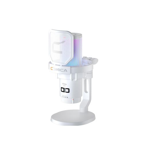 【48kHz/24bitプロ音質&amp;ノイズキャンセル】EJoy Uni USBコンデンサーマイクは、48kHz/24bitの高品質なオーディオを提供する単一指向性のコンデンサーカプセルを搭載しています。14mmのカプセルは、正面の音源...