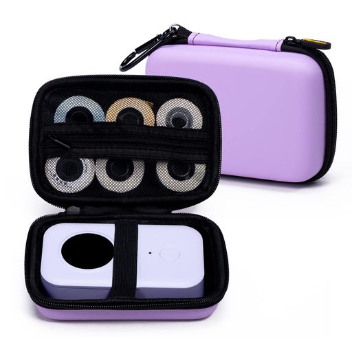 [専用保護収納ケース]-Phomemo D30/T02/M110/M02ラベルライターにぴったりフィット。 また、MakeID/Niimbot/Jadens D110/Nelko P21ミニラベルプリンターとも互換性があります。 [収納袋サ...