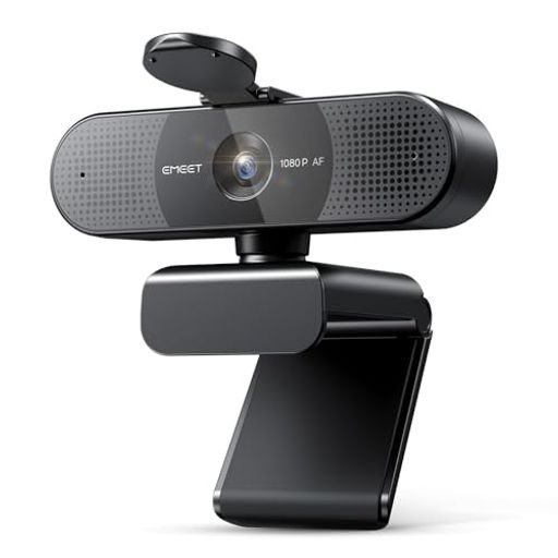 フルHD 1080P&amp;60FPS高解像度- EMEET webカメラ C960 AFはフルHD 1080Pで高解像度な映像を提供します。60FPSの高いフレームレートは、遅延を最小限に抑え、滑らかな動きが実現できます。アクションシー...
