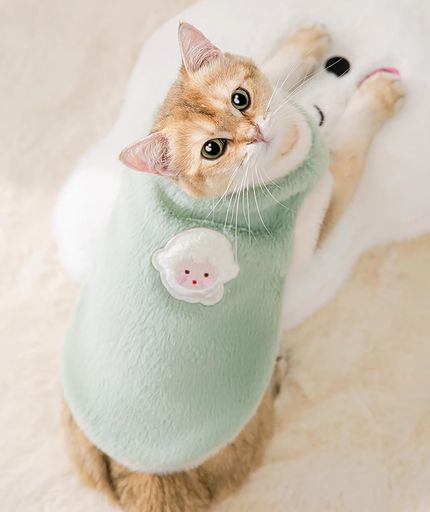 アウトドア デザインとパステルカラーが可愛いデザインニットのセーター!!毛まみれを避けるために、部屋着としても使え、着やすく、わがままなペットも脱ぎやすい ﻿肌触りが良く伸縮性や通気性があり、寒い時期の散歩やお出かけにも。着用しやすく、保温...