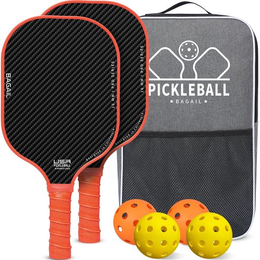 USAPA 承認:BAGAILのピクルボールパドルは、USA Pickleball Association(USAPA)によりトーナメントプレイに承認されており、高い安全性とプロフェッショナリズムが保証されています。各パドルはUSAPA基準...