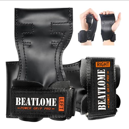 【腕&amp;手のひら保護のために】ベロ先端はバーベルの抜け落ち防止のため、クッションが入りグリップ力を更に強化させます!長めのリストバンドと厚めなダブルクッションの保護で、骨が圧迫されるような痛みがなくなり、高負荷のトレーニングも手首や掌...