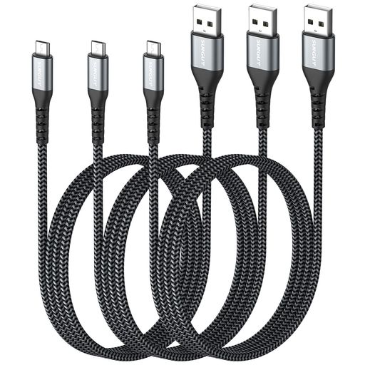 ✅【18W高速充電&amp;データ転送】このマイクロusb ケーブルは高速充電とデータ転送を同期できます。USB2.0最大480Mbpsでデータ転送を可能です。QC3.0/2.0最大18W(9V/2A、5V/3A、5V/2Aなど)急速充電に...