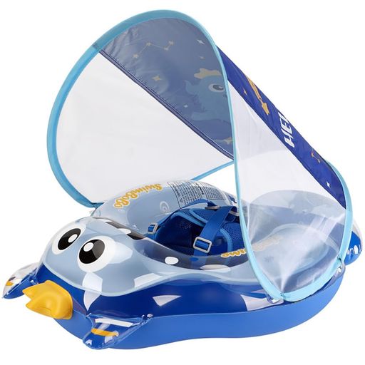 【サイズと対象年齢】商品サイズ:長さ79x幅53x高さ56cm、サンシェードサイズ85x幅54cm。私たちのベビー浮き輪は、6ヶ月-3歳かつ体重25kgまでの赤ちゃんに使い可能です。手動インフレータブルポンプを含めます。折りたたみ、旅行、保...