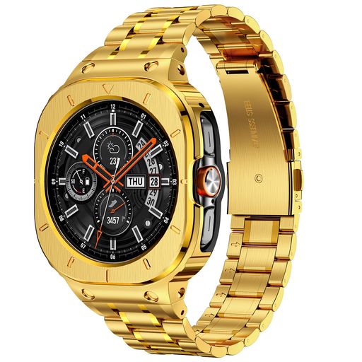 [互換性]:SamsungGalaxyWatch8/7Ultra47mm。手首6.2-9(160ミリメートル-230ミリメートル)に適したサイズを調整するのは簡単、簡単にインストールし、romove。 [最新のデザイン]:316ステンレスス...
