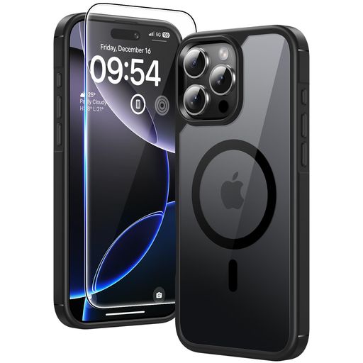 無類の磁力:TAURI for iPhone 16 Pro Maxの内蔵スーパーマグネットは、他の裸のデバイスや公式の保護ケースよりも強力な接着力を持ち、稲妻の速さで安全な18Wの充電速度を保証します。ワイヤレス充電器、レザーウォレット、バ...