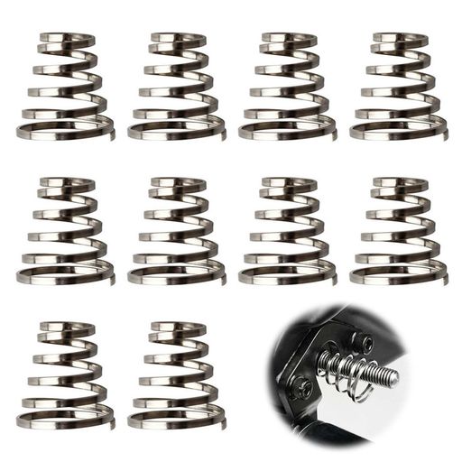 【パッケージ内容】:自転車用クイックリリーススプリング10個入り。シングルサイズ:11.3x12x7.1mm。色:シルバー。重さは各2.5g。この自転車クイックリリースホイールはサイズが小さく、持ち運びが簡単で、使い方も簡単です。 【高品質...
