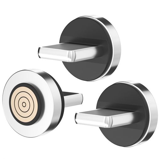 ⚡【【ご注意:パッケージ内容】HYDOOD 7ピン マグネット 充電ケーブル専用のLTNING端子。7ピン LTNING端子x3個セット、ケーブルが含みません。リンゴ社Phone、Pad利用可能。専用のマグネットコネクタですから、画像で互換...