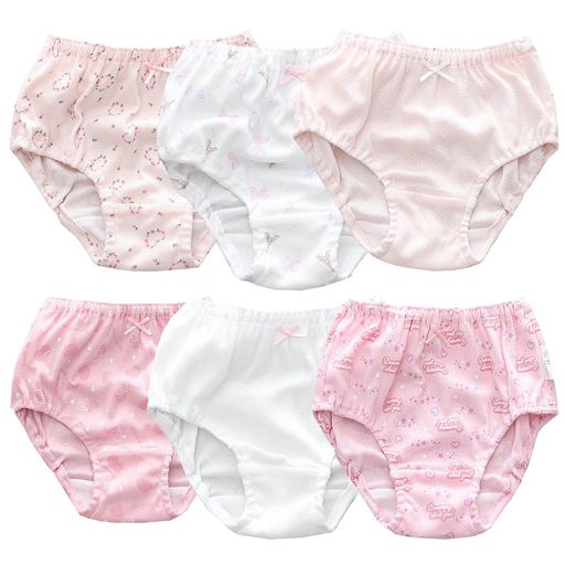 【100%綿素材子供パンツ6枚セット】綿100%の高品質な生地で作られ、柔らかい手触り、優れた通気性、快適でお肌を優しく守ってくれます。環境に優しい印刷と染色、色褪せもしません。 【着心地がよい女児キッズショーツ】手の込んだ縫製、違和感を感...