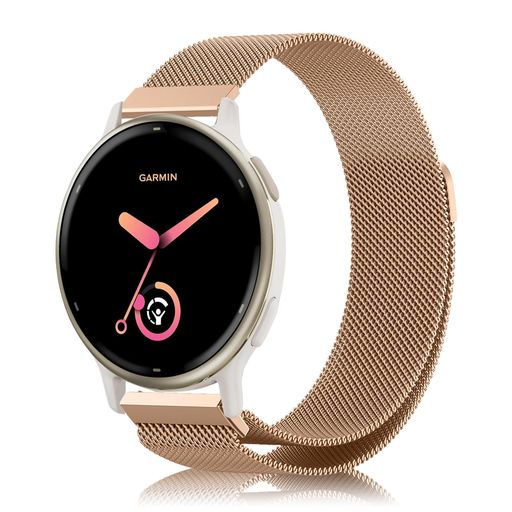 [対応機種]交換用ステンレス鋼バンドはスマートウォッチGARMIN(ガーミン)Vivoactive6/5に対応します。ご注意:スマートウォッチ本体含まれておりません。 [プレミアム素材]ファッショナブルで耐久性のあるメッシュステンレスで作ら...