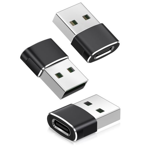 USB-AポートをUSB-Cに変換:ノートパソコン、壁の充電器、車の充電器、ハブ、またはパワーバンクのUSB-AポートをUSB-C入力に変換して、日常的な充電とデータ転送を行います。アダプターをUSB-Aポートに挿し、USB-Cケーブルを接...