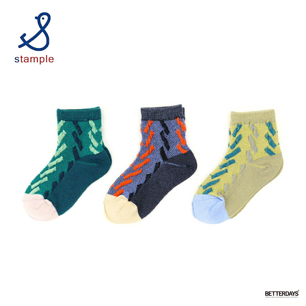 商品について スタンプルのビッグアロー メッシュ ショートソックス 3足組です。 メッシュのボリューム感のある靴下がおしゃれ。 学校に履いて行って自慢しちゃおう。 原産国 中国 素材 綿・ポリエステル・その他 サイズ M：16-18cm　L...