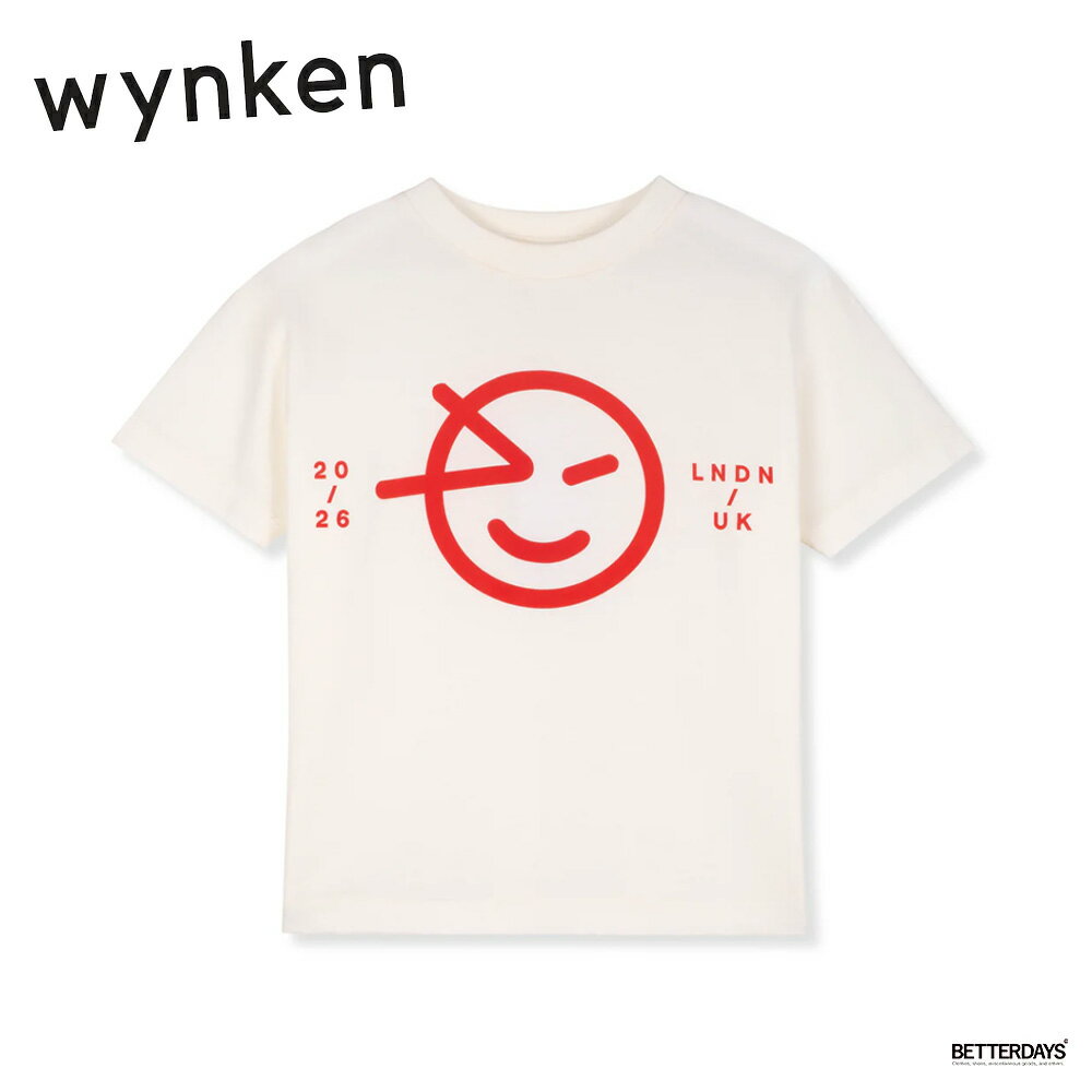 商品について 柔らかく通気性に優れた100%オーガニックコットンを使用したTシャツは、肌に優しく一日中快適な着心地です。 鮮やかな赤のWynkenロゴとマイクロテキストがエクリュカラーのベースに映え、遊び心のあるシグネチャータッチを添えてい...