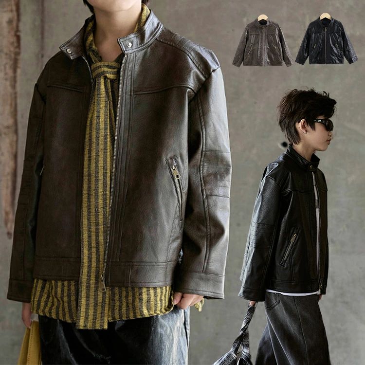 商品情報 商品名 2026SS ライダースジャケット PUレザージャケット キッズ 男の子 素材 合成皮革　ポリエステル カラー ブラック|コーヒーサイズ 各サイズの寸法については画像のサイズ表にご参照ください。 生産国 中国 包装について...
