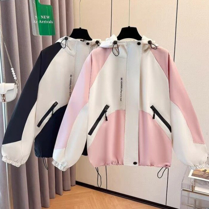 キッズ マウンテンパーカー 女の子 ジャケット コート ジップパーカー 春 秋 上着 軽量 防風 秋 アウター 子供服 スポーツウェア フード付き ジップアップ トップス ガールズ ジュニア 小学生 大きいサイズ アウトドア ジャケット お...