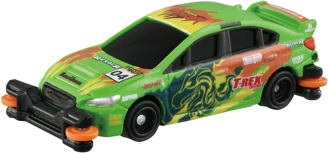 商品紹介 タカラトミー トミカ スーパースピードトミカ SST-04 TEAM MONSTER SUBARU WRX STI [T-REX CUSTOM] (c) TOMY 電池は使用しません。 素材:金属 生産国:ベトナム 対象年齢： 3...