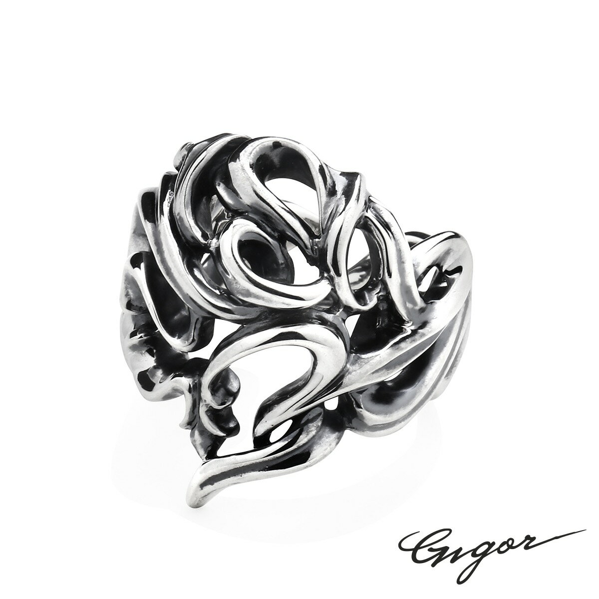 BRANDGIGORITEM INFORMATION説明文ブランドを始めるきっかけとなった『スカルリング』だからこそ一度も製作をしてこなかった『スカルリング』ブランド創立20周年を機にプライドを持って製作した唯一無二の『曲線美』×『スカル』...