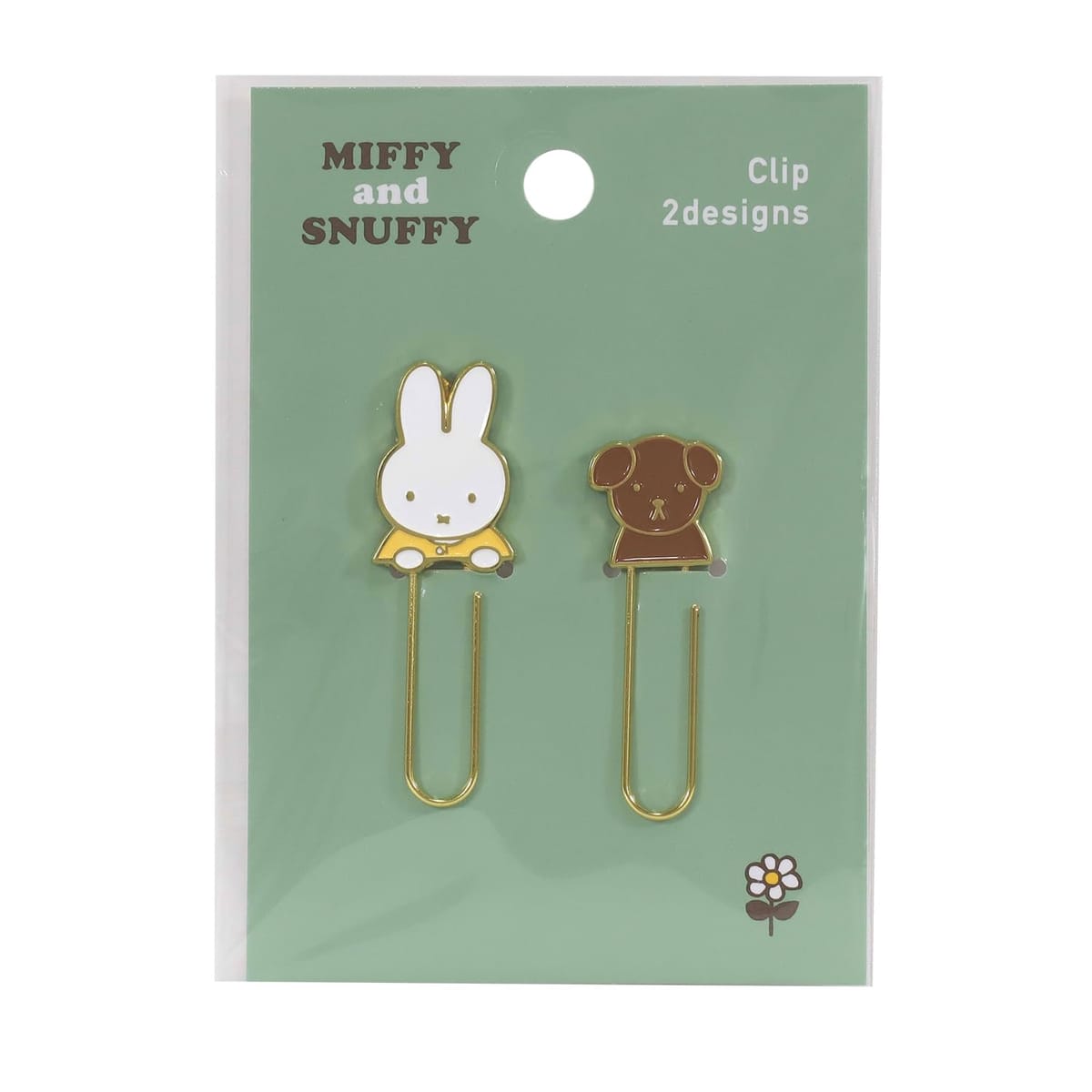 【特徴1】2個入りの可愛いクリップ【特徴2】ミッフィーとスナッフィーのクリップセット【特徴3】おしゃれな金ふちデザイン【サイズ】A柄：(ミッフィー)H50×W16×D3mm、4.2g、 (スナッフィー)H43×W15×D3mm、2.9g【材...