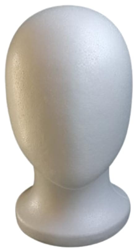 素材：軽量で扱いやすい発泡スチロール製、持ち運びや移動も簡単。用途：ウィッグスタンドとして、かつらやヘアピースの保管・整形に最適。ディスプレイ性：店舗やイベントでの展示用マネキンとして使用可能。お手入れ：表面がシンプルなため、ホコリや汚れも...