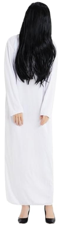 【貞子のコスプレ内容】ローブ×1 ウィッグ×1【フリーサイズ】着丈約150cm ウィッグ長さ約75cmハロウィン、コミケ、アニメ、ゲーム、コスプレ撮影会、クリスマス、文化祭、学園祭、新年、ギフト、誕生日、プレゼント、宴会、イベント ハロウィ...