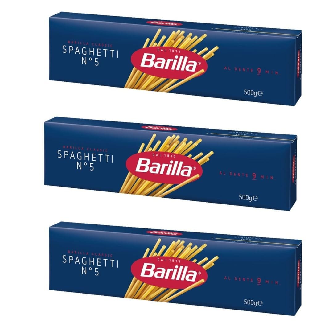 デュラム小麦セモリナ100%使用 イタリア産の高品質デュラム小麦を100%使用しており、しっかりとしたアルデンテの食感と豊かな風味を楽しめます。1.8mmの太さで重たいソースに最適 バリラ スパゲッティ No.5は1.8mmの太さで、ボロネ...