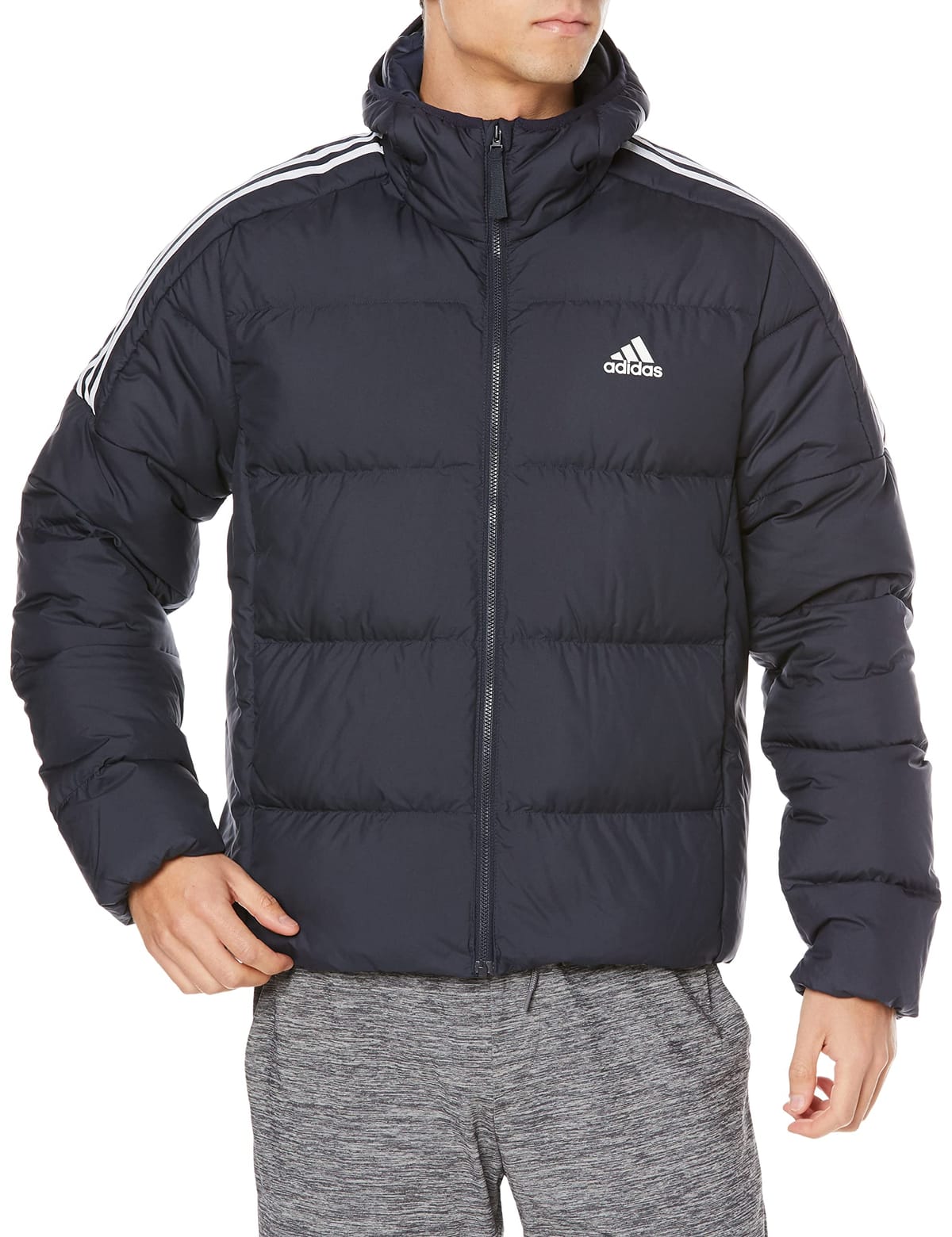 フード / フルジップボディ:リサイクルポリエステル100% (平織り)/ PFC(過フッ素化合物類)不使用の撥水加工中わた:ダックダウン80% / フェザー20%ハンドポケット伸縮性の袖口と裾