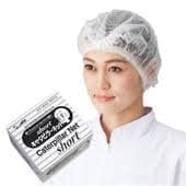 毛髪の混入対策異物混入対策衛生管理 広げて被るだけのカンタンセット。軽くてムレにくいコンパクト設計。髪の長い女性の方でもしっかり包み込むロングタイプ。