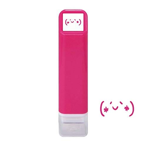 スケジュール帳やカレンダーに最適の浸透印です。小さなサイズでも約500回スタンプできます。サイズ：13×13 H58mm ●ホルダー：プラスチック ●印面：オレフィン ●インク：顔料系油性インク