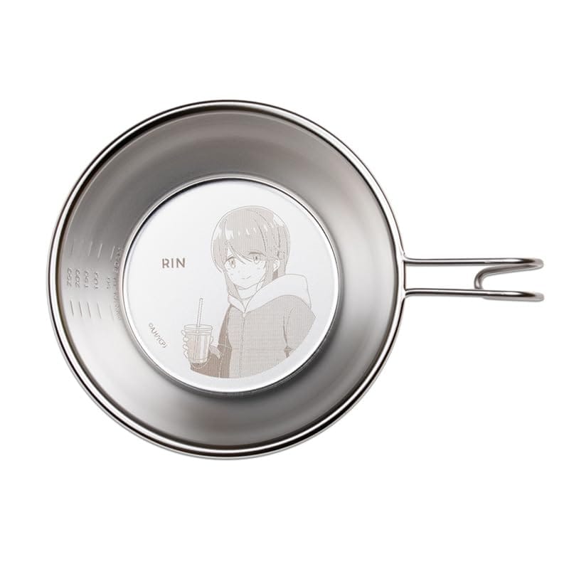 商品サイズ：直径約121mm×全長約172mm×高さ45mm素材：ステンレス容量：約315ml(C)あfろ・芳文社／野外活動プロジェクト