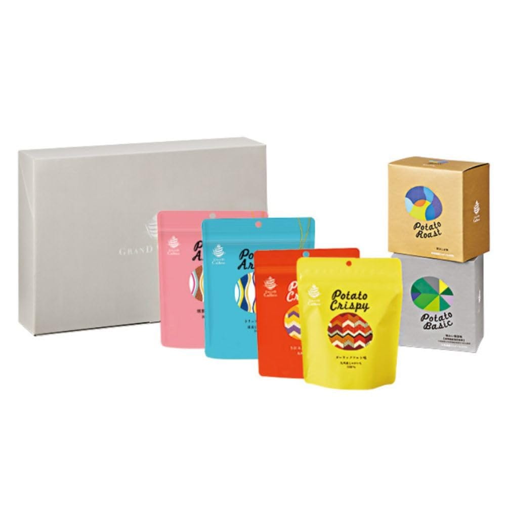 🎁【うめだ阪急×カルビー】グランカルビー 6個セット🎁【内容品】ウメダ味、焼きしお味、ガーリックソルト味、うに＆クリームチーズ味、トリュフソルト味、燻製ベーコン風味 各1個🎁【ギフトにしたいポ...