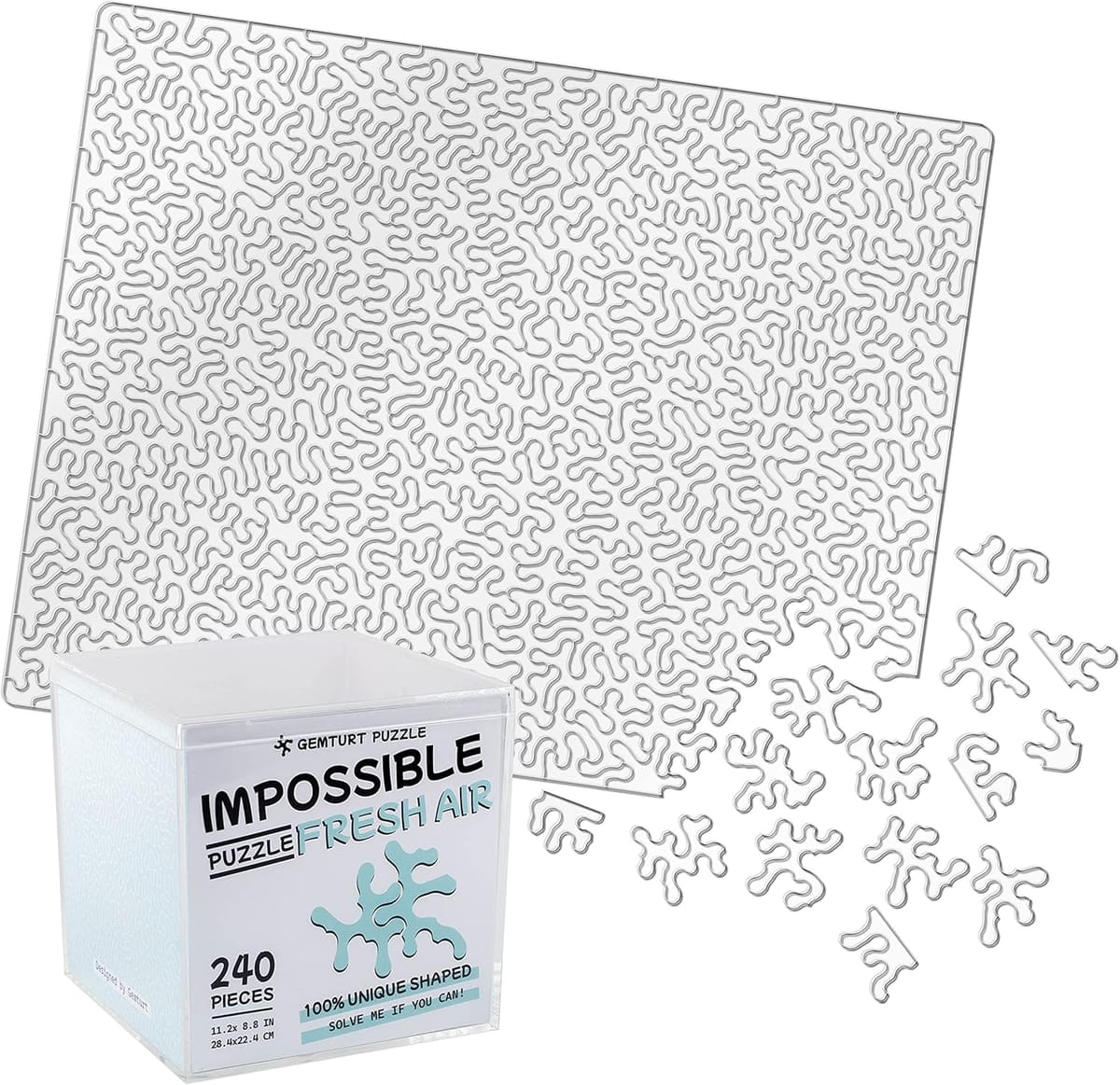 【ピースの形が独特】Gemturt Impossible パズルピースは、従来のパズルピースとはまったく異なるデザインで、これまでにないエキサイティングで挑戦的なパズルアドベンチャーを約束します。【ユニーク】Gemturt Impossib...