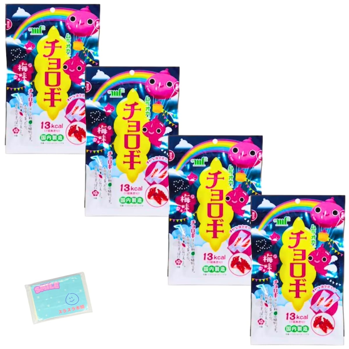 村岡食品工業 チョロギ 梅味 27g ×4袋セットです。おせち料理でおなじみの「長呂儀」を、いつでもお菓子感覚で食べれるパッケージにしました。 チョロギをモチーフにしたキャラクター「チョロンちゃん」がパッケージの特徴です。 土の中で育った「...