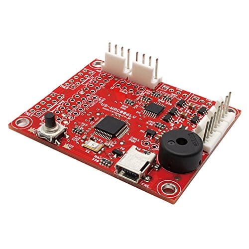「ビュート ローバーARM」に搭載されているCPUボード「VS-WRC103LV」です。LED・モータ出力・センサ入力機能を備え、NXPセミコンダクターズ社製ARMマイコン「LPC1343」搭載で入門から上級者までロボットのプログラム学習が...