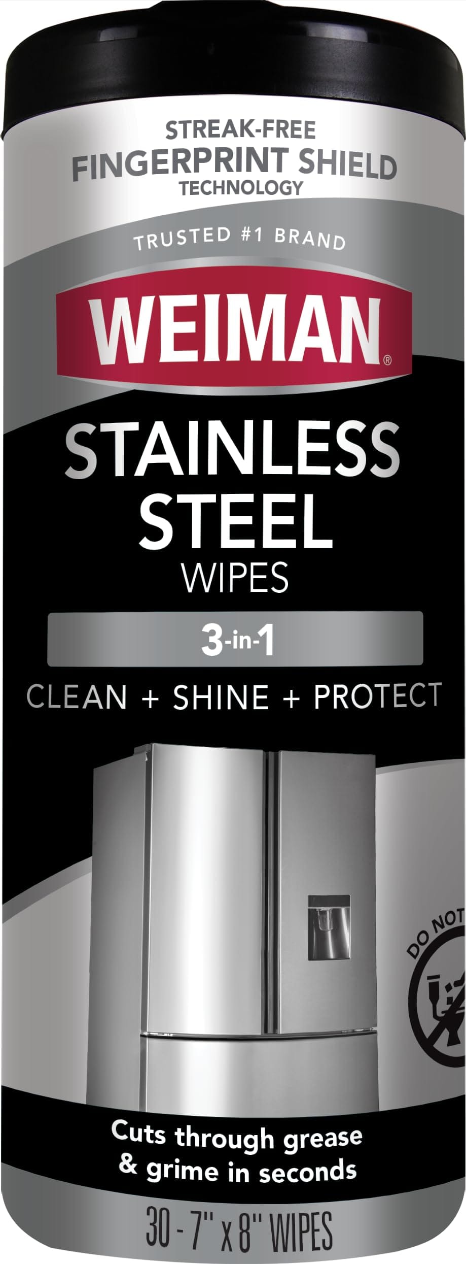 STNLS STL WIPES 30CT (Pkg of 5) Blend of oils and silicones for shine and protection against fingerprints;Lint free wipe...