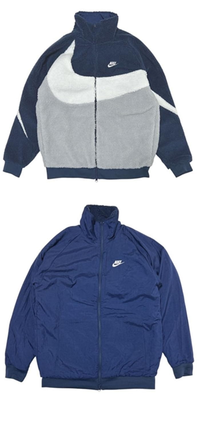 厚手ハイロフトフリース フルジップ リバーシブル ボアジャケット　　素材：本体外側：ポリエステル83％、アクリル17％ 本体内側：ナイロン100％※こちらの商品サイズは ‎L(身長/176-185、胸囲/97-103cmとなります 内側も外...