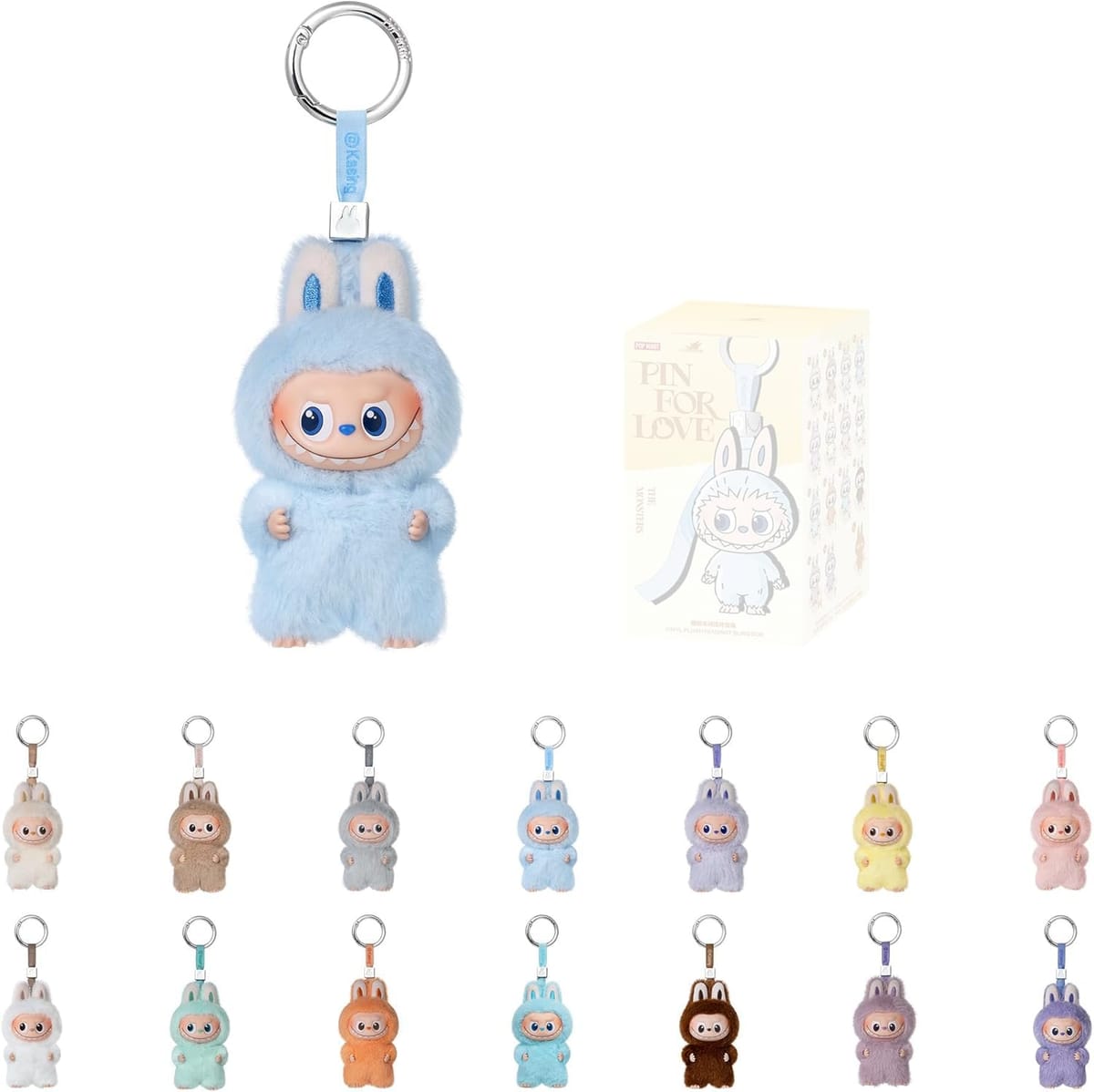 THE MONSTERS Pin for Love Series - Vinyl Plush Pendant Blind Box商品サイズ：約6×5×10.5cm素材：ポリエステル繊維/PVC/亜鉛合金※ピース購入の場合、種類は選べません。...