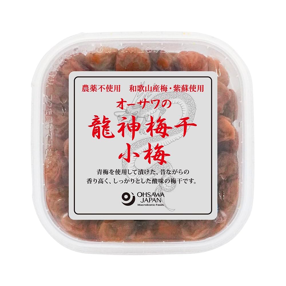 原材料名：梅・紫蘇（和歌山県）、食塩（シママース）国産・無農薬：和歌山県産の梅と紫蘇を使用無添加・自然製法：保存料・着色料不使用天日干し・手作業：昔ながらの伝統製法紫蘇入りの風味豊かな味わい塩分約19％でしっかりした酸味 農薬不使用 和歌山...