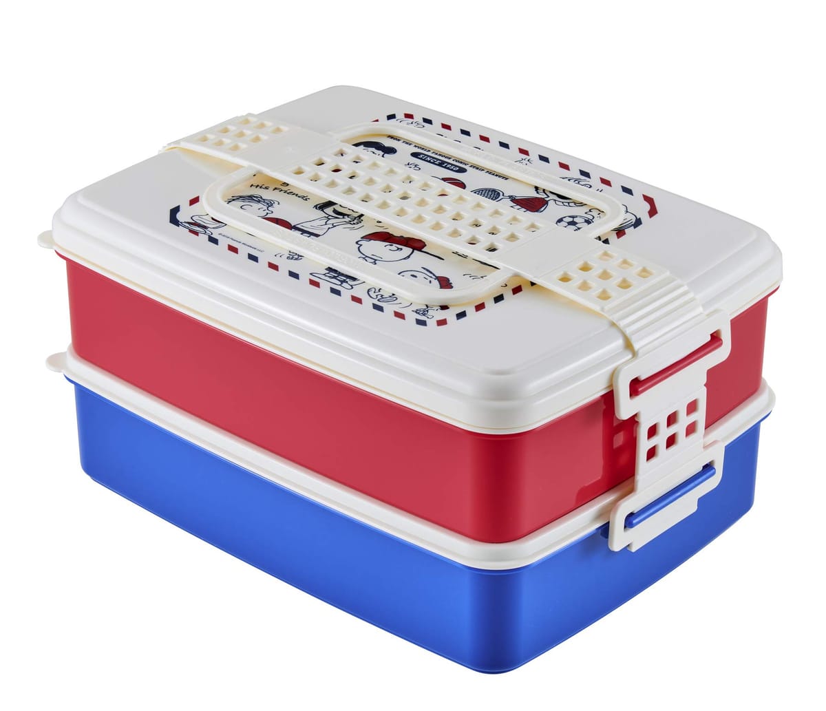 サイズ:31.7×22.6×H15.5(cm)生産国:日本容量:3.7L×2特長:コンパクト収納特長:調整ベルト&持ち手付き特長:仕切りケース5個付き