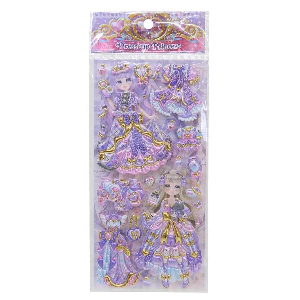 わたしだけのおしゃれコーデをつくっちゃおデザイン/デコレーション/子供/手帳/ステッカーおしゃれ シール デザイン 文具 文房具 新入学 新学期 毎日が楽しくなるキュートなZAKKAシリーズこちらは女の子大喜びの着せ替えシール[ドレスアップ...