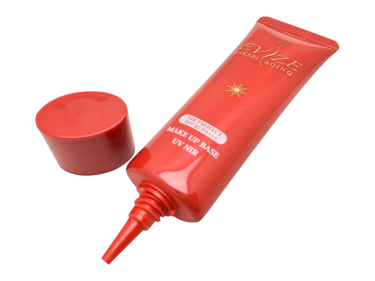【現代の複雑化した外部環境からお肌を守るUV IR下地】エビーゼ　ヒカリエイジング　メイクアップベース　UV　NIR 35g　SPF30PA＋＋＋　近赤外線カット剤「水コロイド・ヒカリへリックス