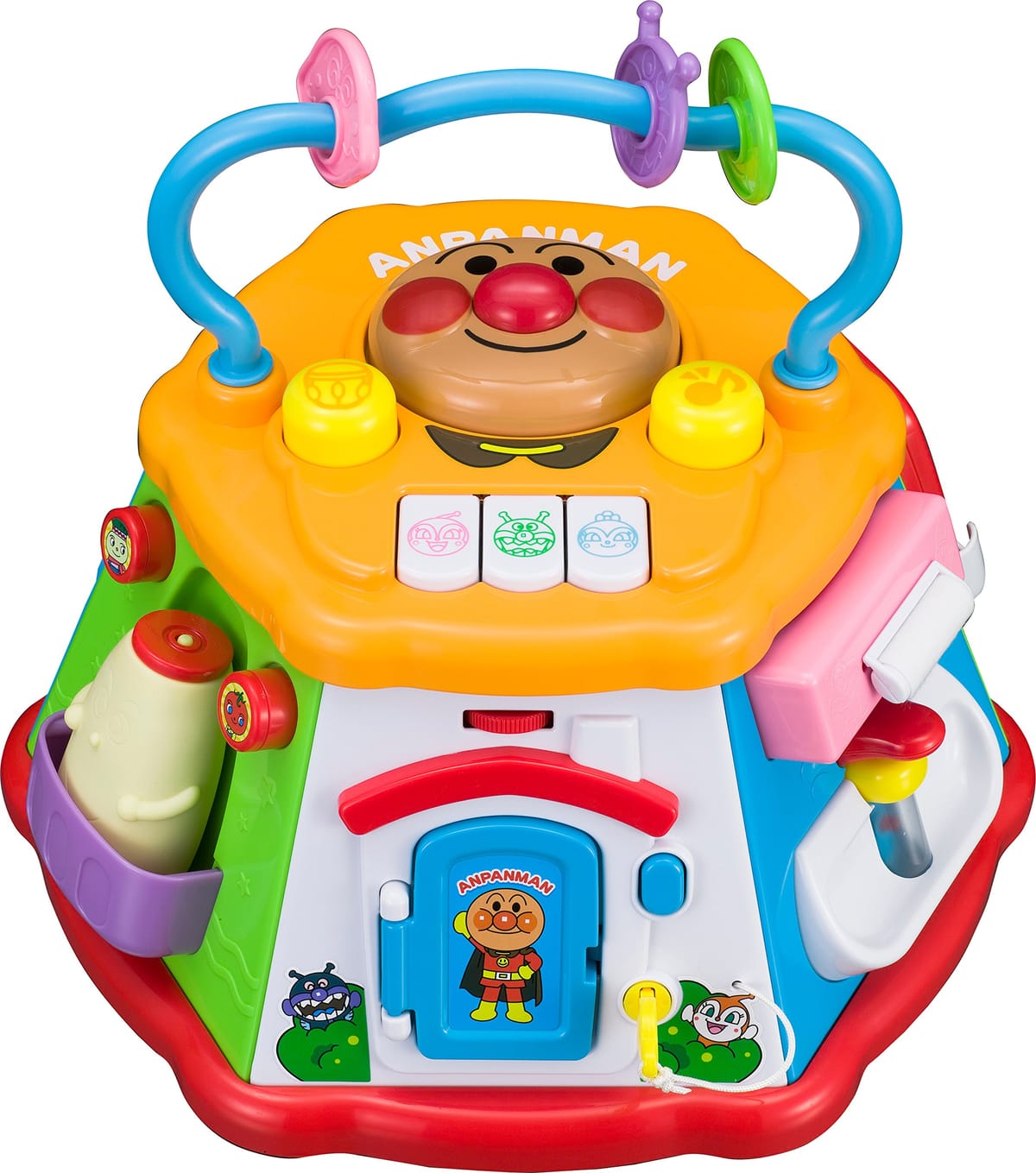 対象性別:男女共用電池:単3アルカリ×3本(別売)本体サイズ :幅35cm×高さ31cm×奥行33cmセット内容:本体×1 ビーズコースター×1 パズル×3 マヨネーズくん×1 スマホ×1主な製造国 :中国(C)やなせたかし/フレーベル館・...