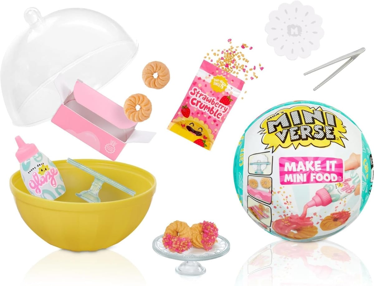 ミニフードを作ろう:Miniverseはオリジナルのミニコレクターで、準備、セット、ディスプレイができます。箱から取り出せます: 各ボールにはリアルなミニ材料とアクセサリーが付属しており、お気に入りのスナックやデザートのミニレプリカを自分で...