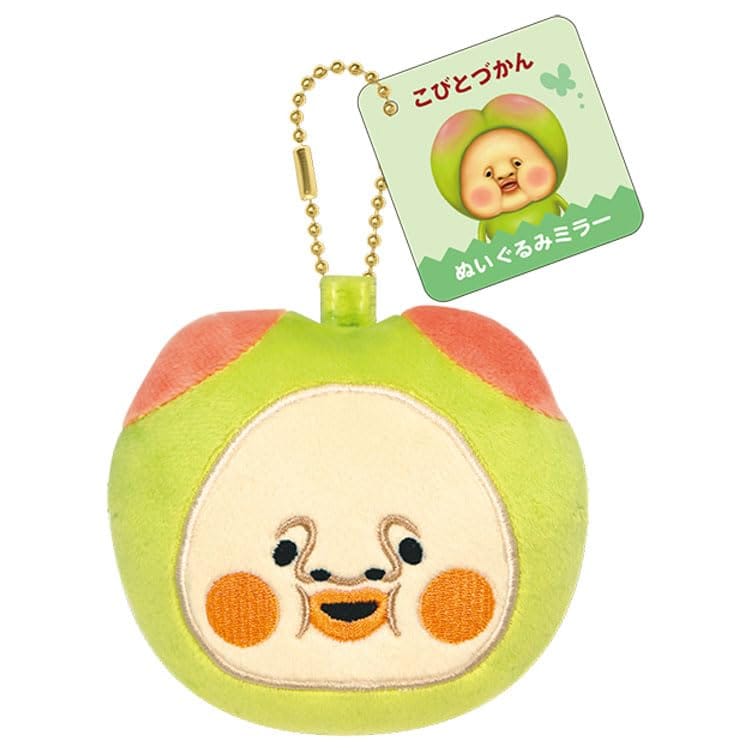 サイズ(約)：H111×W108×D40mm素材：ポリエステル ガラスキャラクターの顔の裏はミラーになっています