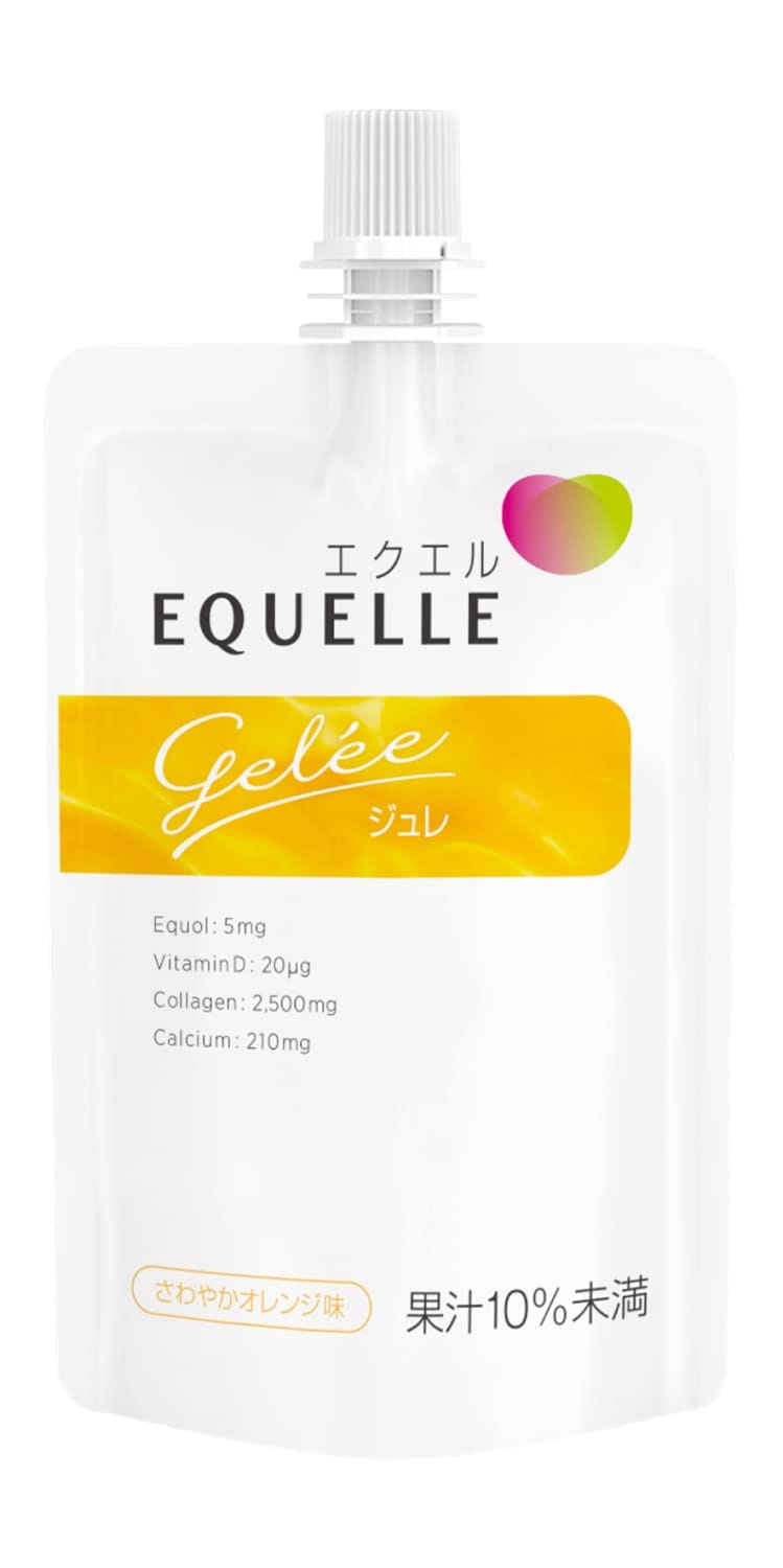 "女性の健康と美容をサポートする成分を、1袋にまとめたオールインワンのゼリー飲料です。 大豆由来成分であるエクオール5mgをはじめ、ビタミンD 20μg、コラーゲン2,500mg、カルシウム210mgを含有しています。 手軽に持ち運べるパウ...