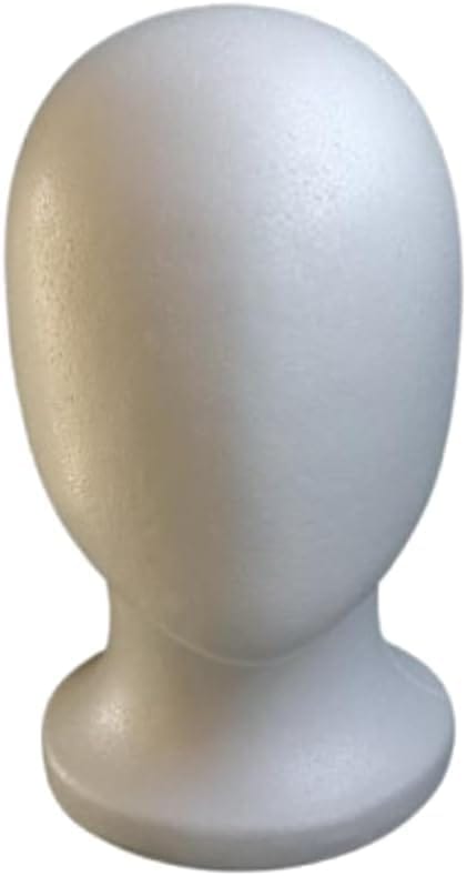 【素材】 軽量で扱いやすい発泡スチロール製。持ち運びや移動が簡単で、自宅・サロン・イベントなど幅広い場面で使いやすい仕様です。【用途】 ウィッグスタンドとして、ウィッグ・かつら・ヘアピースの保管や整形に最適。型崩れ防止やスタイリング作業に便...