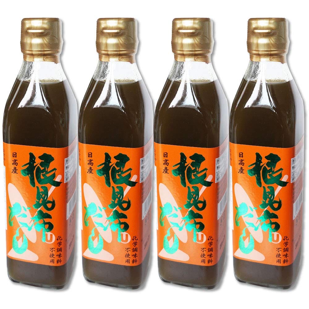 熟練の料理人がうなずく本格派昆布ダシ日高産根昆布を使用した、液体タイプの出汁です。簡単!手間いらず、時短料理でおいしくなると話題。化学調味料をいっさい使わず、素材のおいしさだけで作っています。深いうまみぎゅぎゅぎゅーーっと!昆布と鰹節が融合...