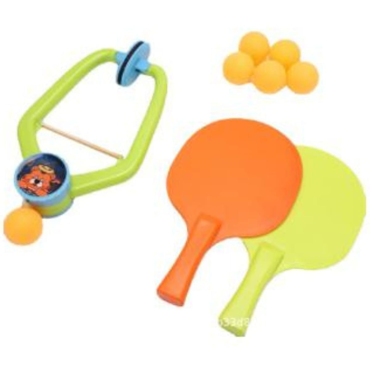 ピンポン トレーナー 吊り下げ 卓球 練習 器具 セルフトレーニング 初心者 向け【セルフトレーニング】一人で場所を選ばず練習できます【セット内容】ラケット：2個　吊り下げ器：1個(ヒモの長さ：約115cm)　ピンポン玉：6個【反射神経】初...