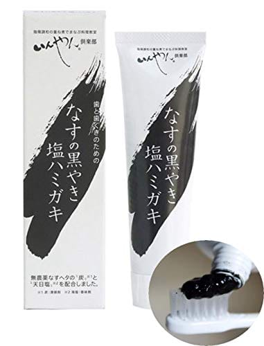 ■無農薬なすヘタの「炭」と「天日塩」を配合した歯と歯茎のための歯みがき ■磨くことで、口の中を浄化し、口臭を防ぎます ■歯を白く見せるための漂白剤、形状維持の粘り気を出すCMC（カルボキシ・メチルセルロース・ナトリウム）、防腐剤は一切入って...